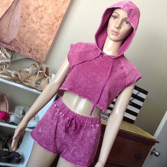 Bozzolo | Shorts | Pinkish 2 Piece Short And Top Set D32 | Poshmark